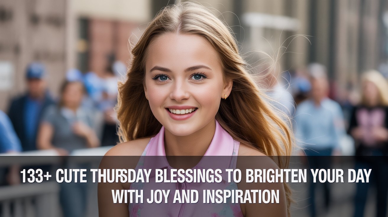 133+ Cute Thursday Blessings to Brighten Your Day with Joy and Inspiration