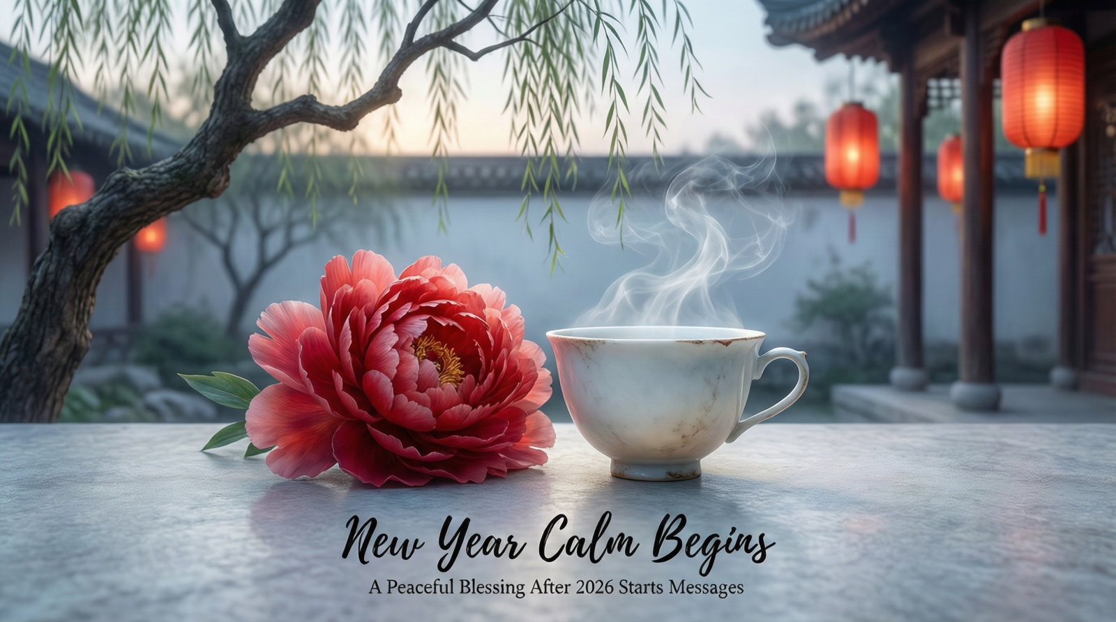 New Year Calm Begins: A Peaceful Blessing After 2026 Starts Messages