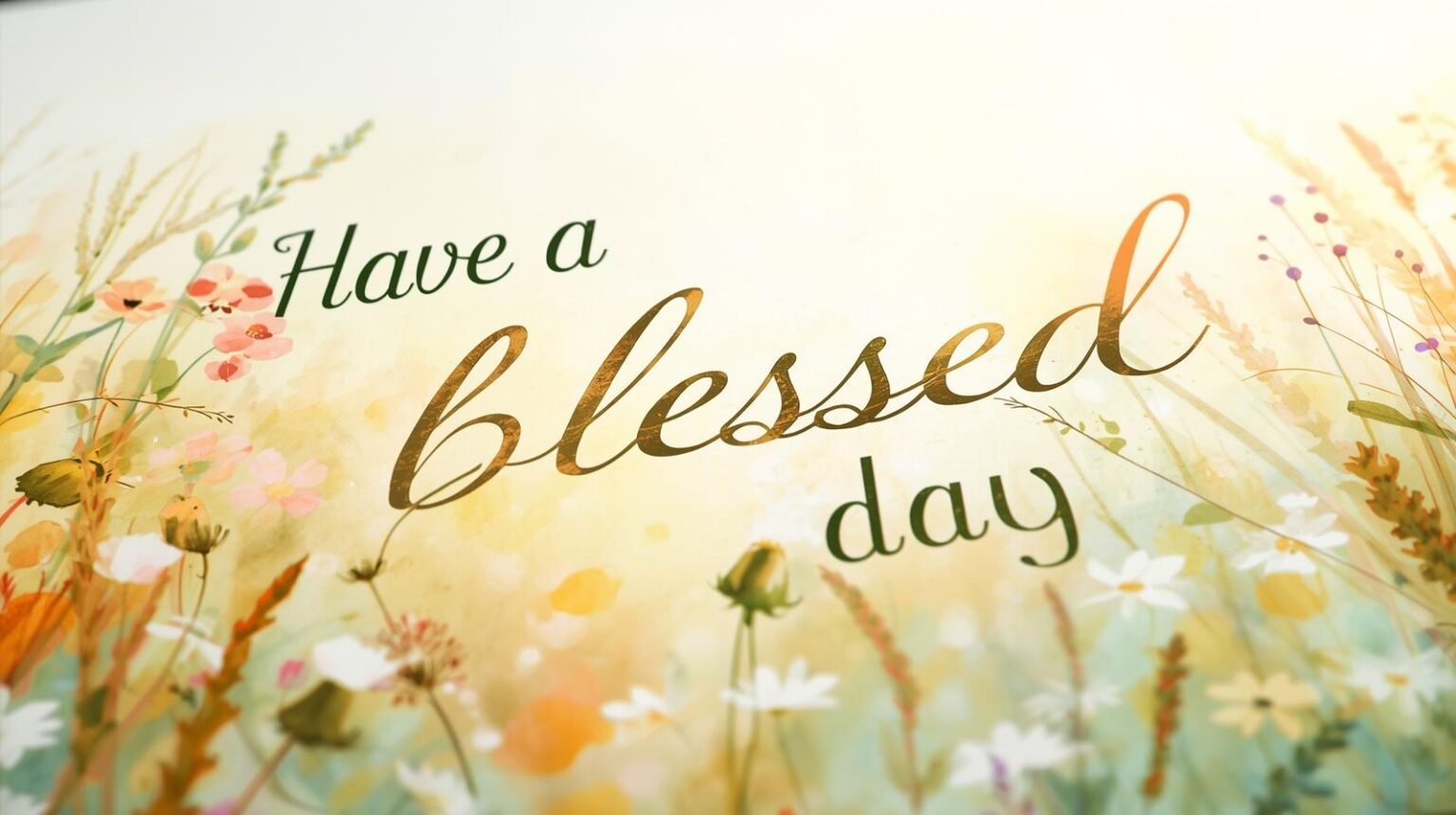 The Real Meaning Behind Have a Blessed Day